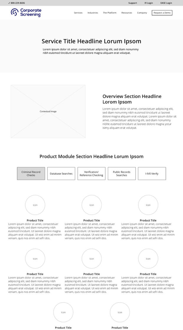 Portfolio Example: Corporate Screening | SmartBug Media®
